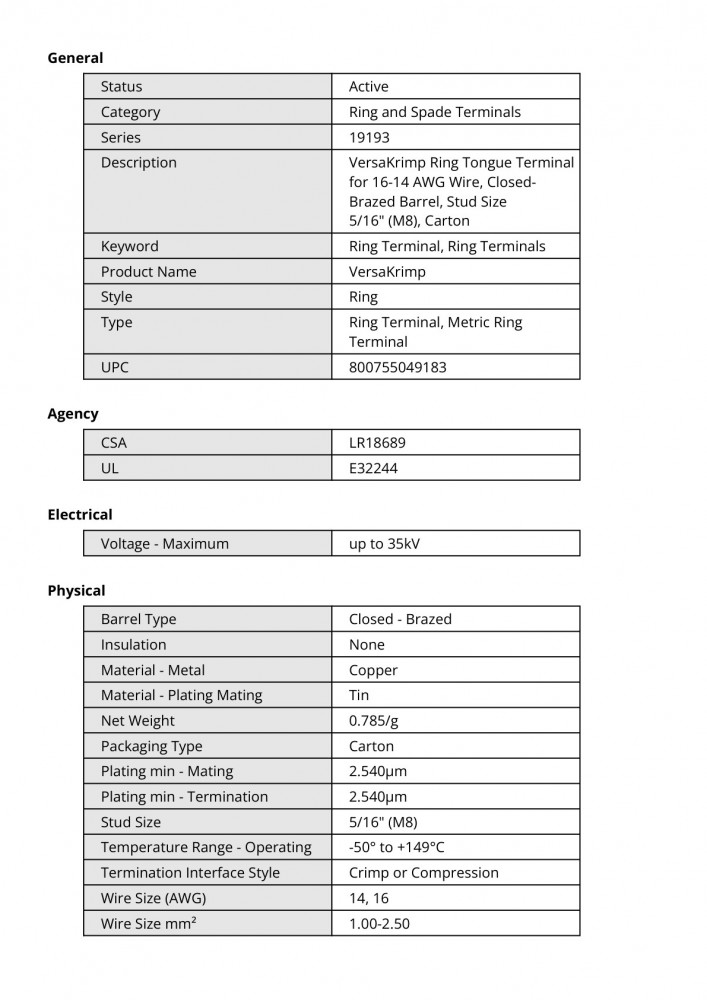 Molex 191930074 technical document image, page 2