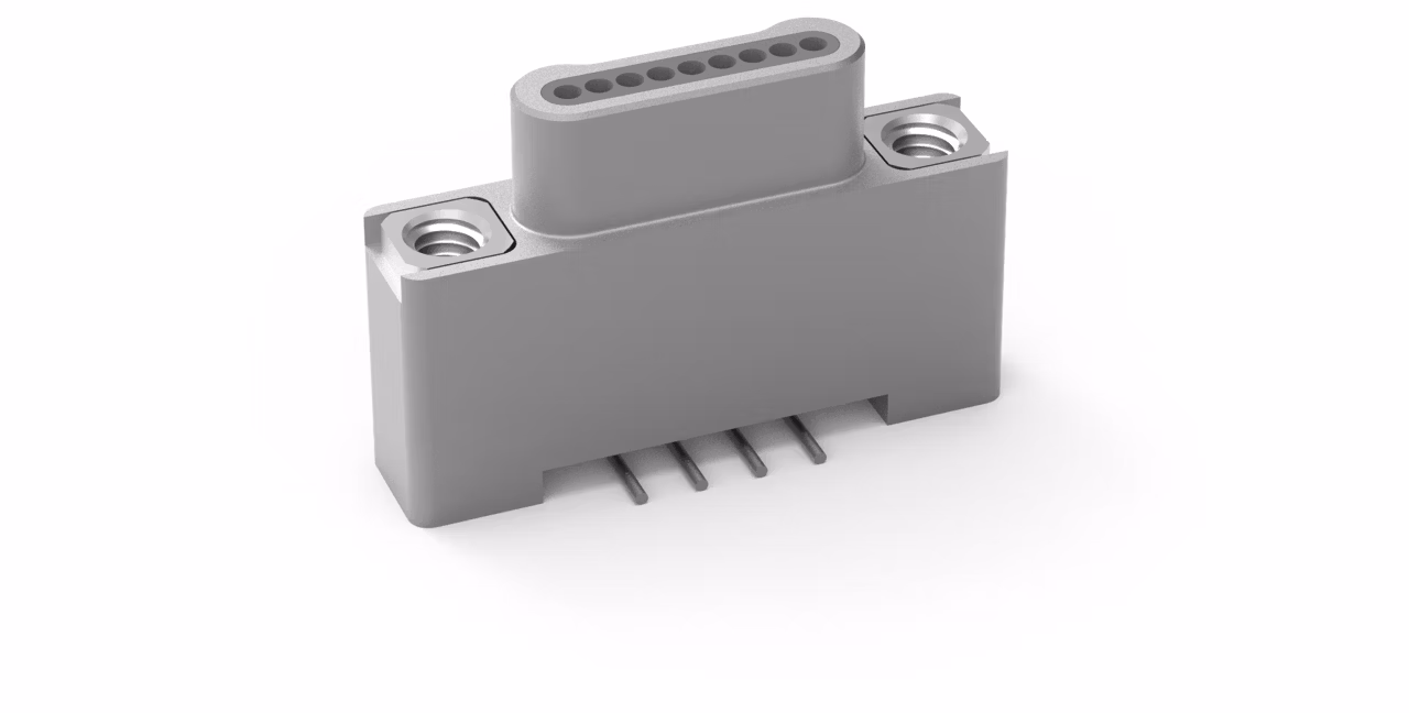 AirBorn N Series, Nano-D Board Mount Plug, 0.025