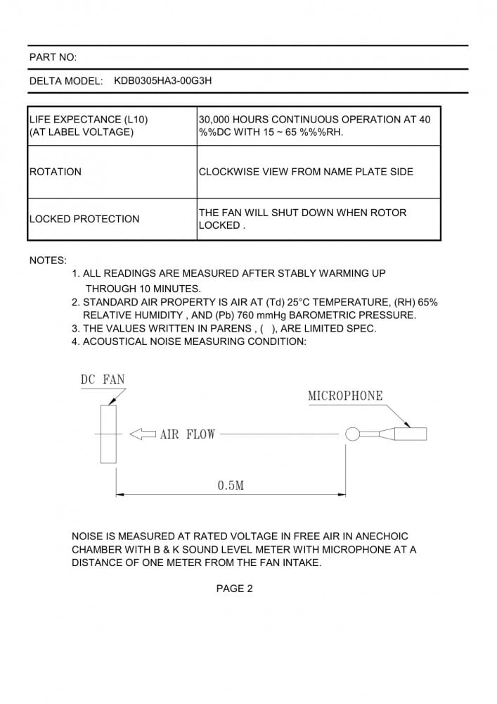 KDB0305HA3-00G3H specification page 4