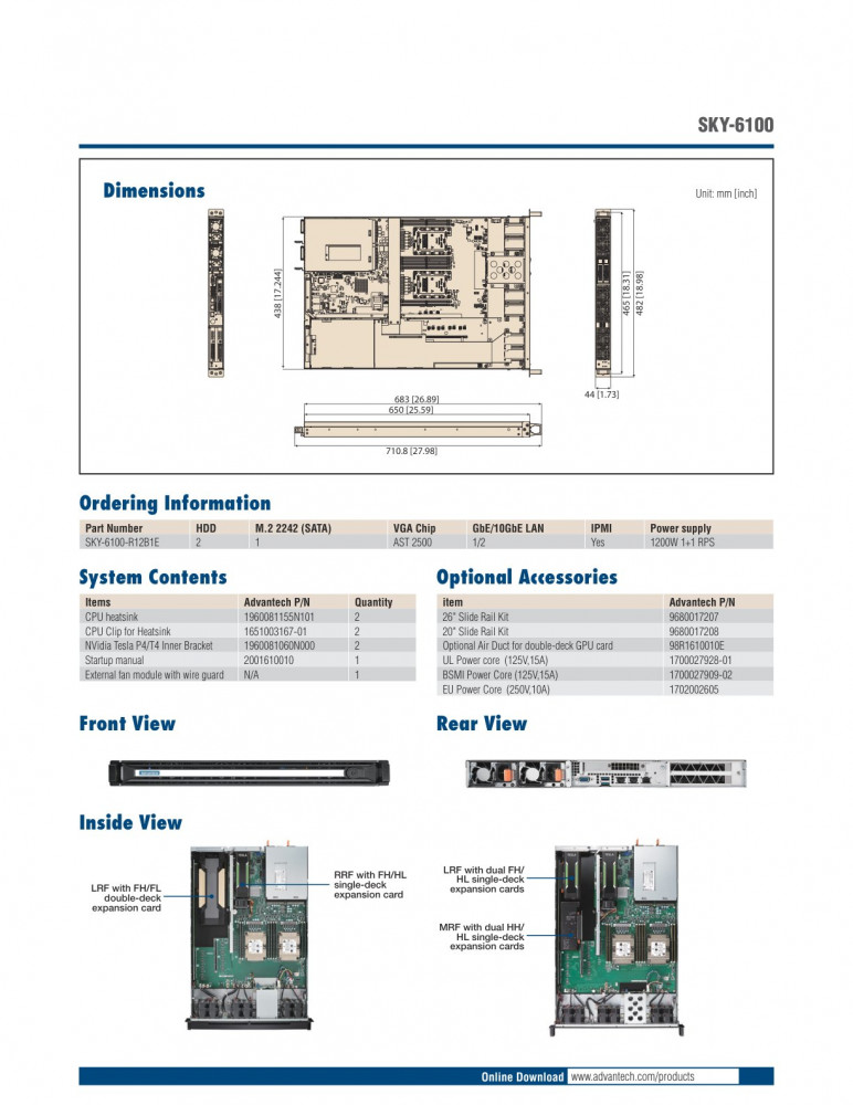 SKY-6100 technical document page 2
