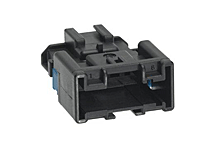 NSCC, Pin Connector Hybrid, Unsealed, 6 Circuits, Black for sale