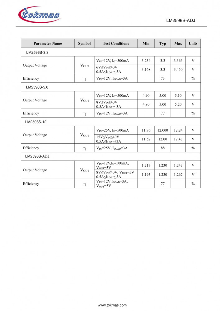 LM2596S-ADJ datasheet page 6