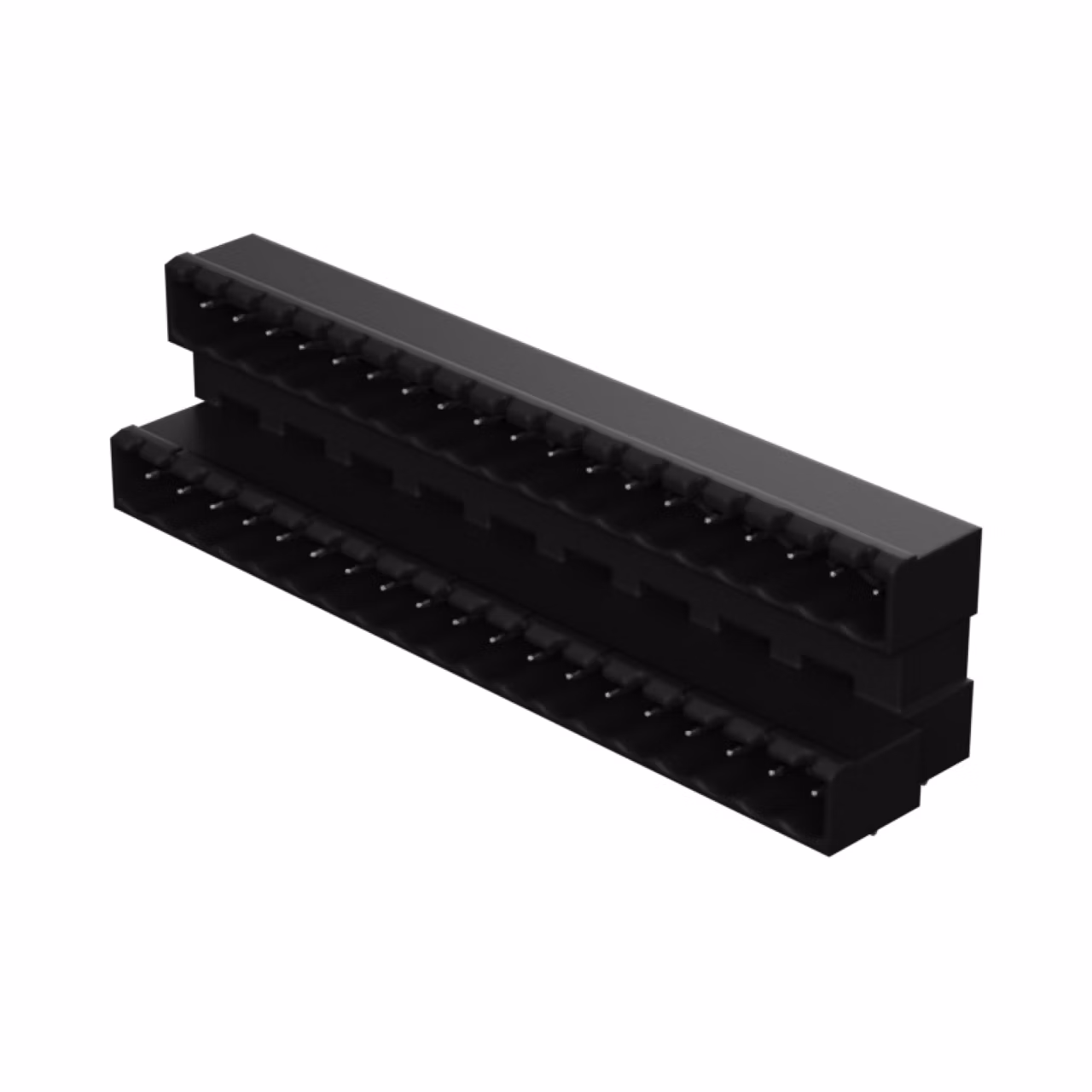 5.00mm Pitch Eurostyle Horizontal Dual Level PCB Header, Closed Ends, 38  Circuits for sale