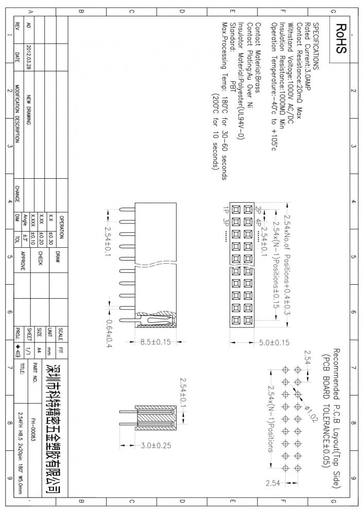 FH-00083 technical drawing preview