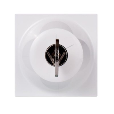 Key switch Mosaic - 2-position - Ronis key - 2 modules - white for sale