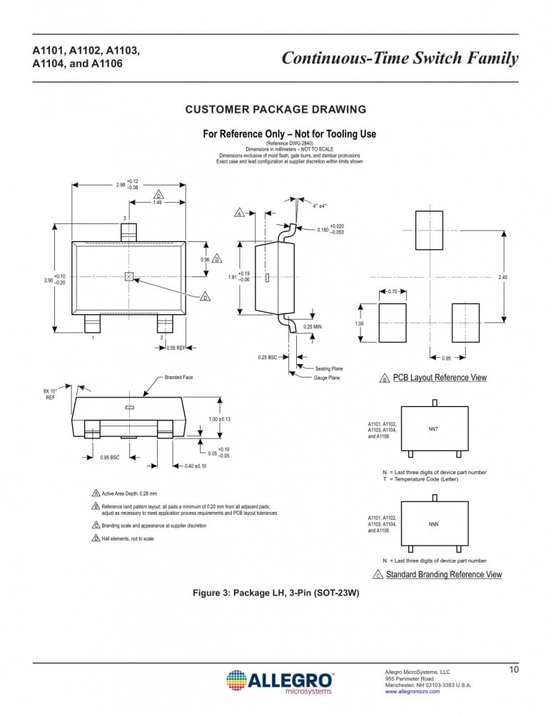 A1103LLHLT-T datasheet page 10