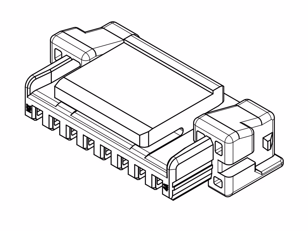 Micro-Lock Plus TPA Type Receptacle Housing, 1.25mm Pitch, Single Row, Positive Lock, 2 Circuits, Red