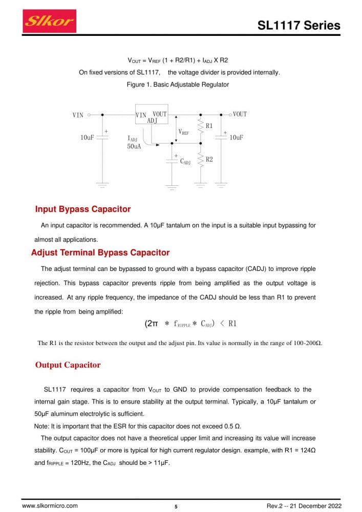 SL1117 datasheet page 5