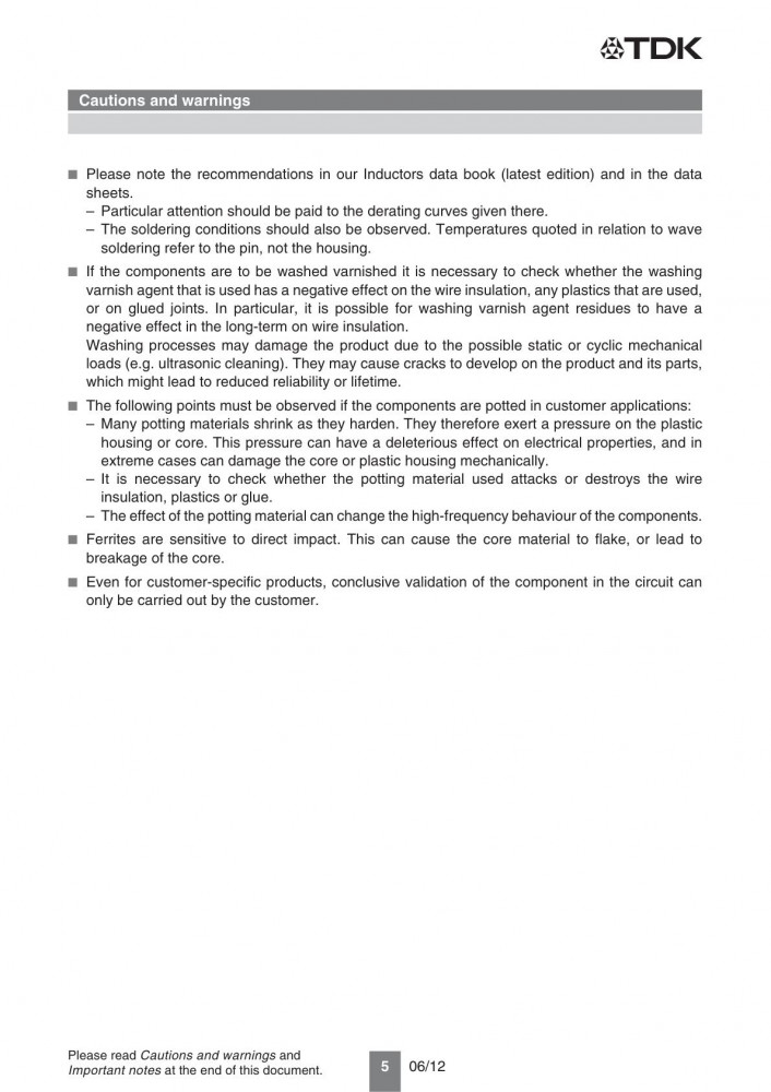 B82451N transponder coil datasheet page 5