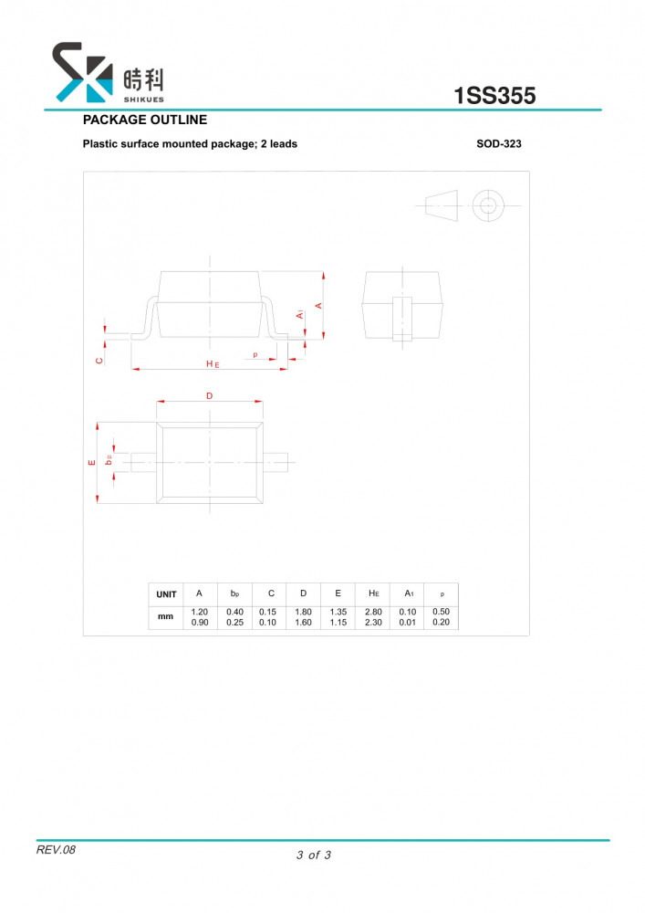 1SS355 datasheet page 3
