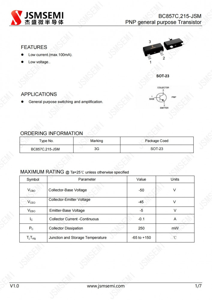 BC857C,215-JSM datasheet page 1