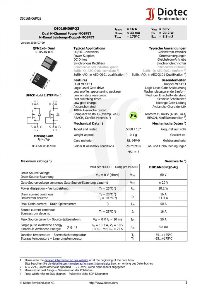 DI016N06PQ2-AQ datasheet page 1