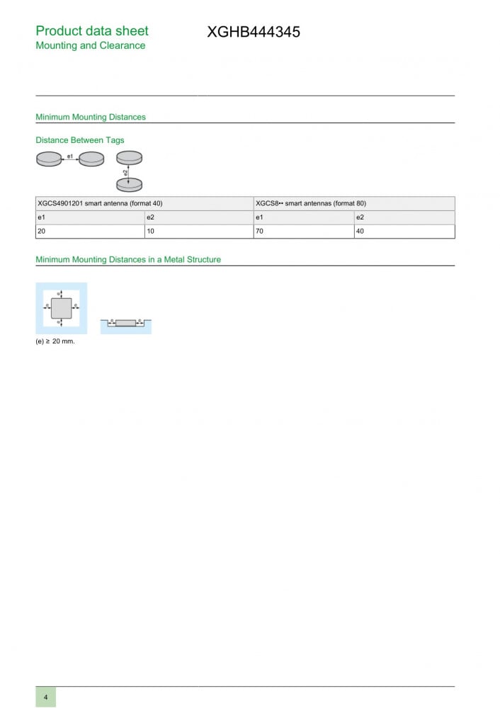 XGHB444345 technical documentation page 4