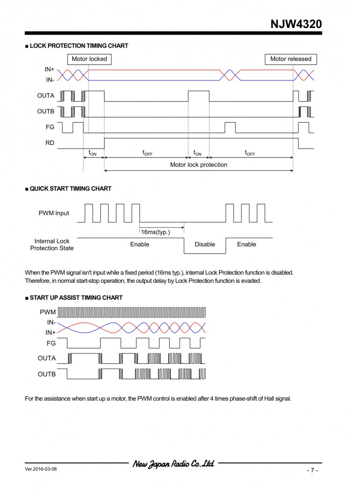 NJW4320 datasheet page 7