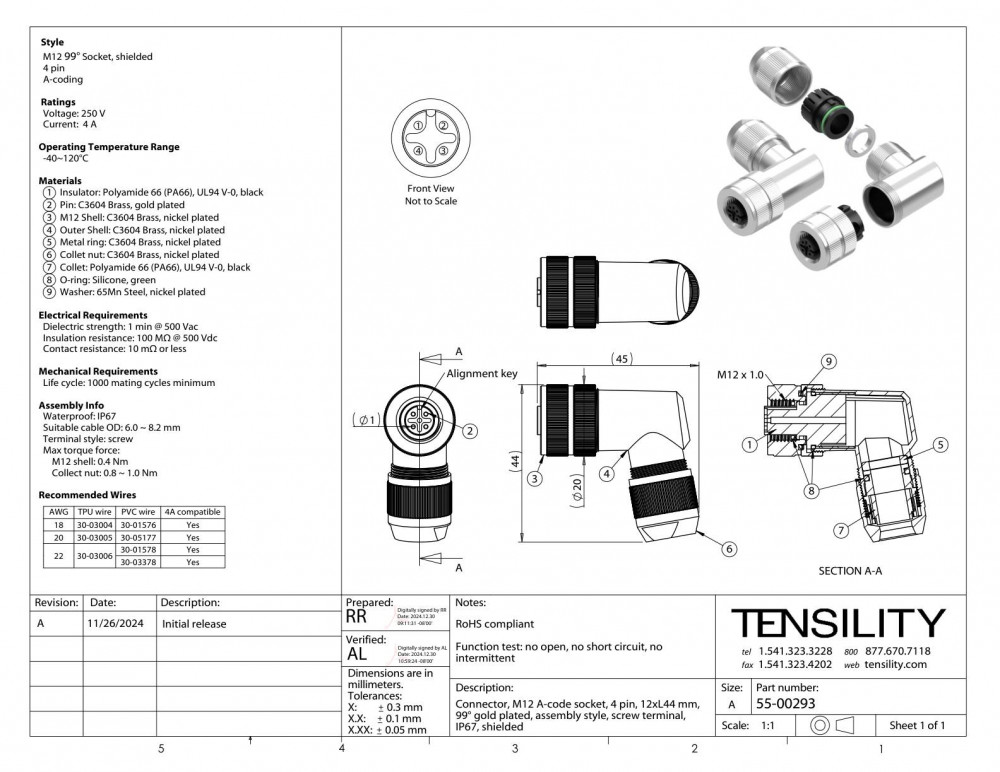 55-00293 technical drawing page