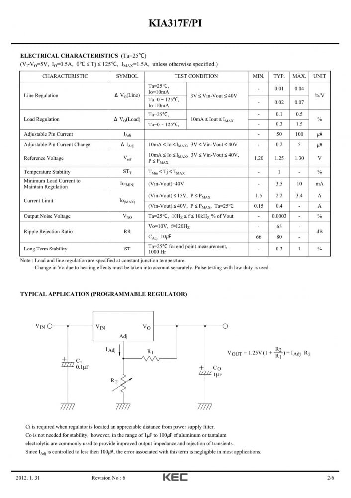 KIA317PI-U/PF datasheet page 2