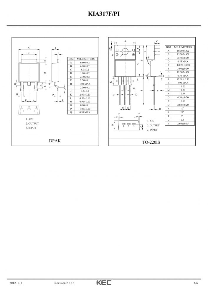 KIA317PI-U/PF datasheet page 6