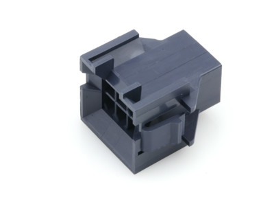 Mini-Fit BMI Plug Housing, 4.20mm Pitch, Dual Row, with Panel Mount Ears, Nylon UL 94V-2, Glow-Wire Capable, 6 Circuits, Black for sale