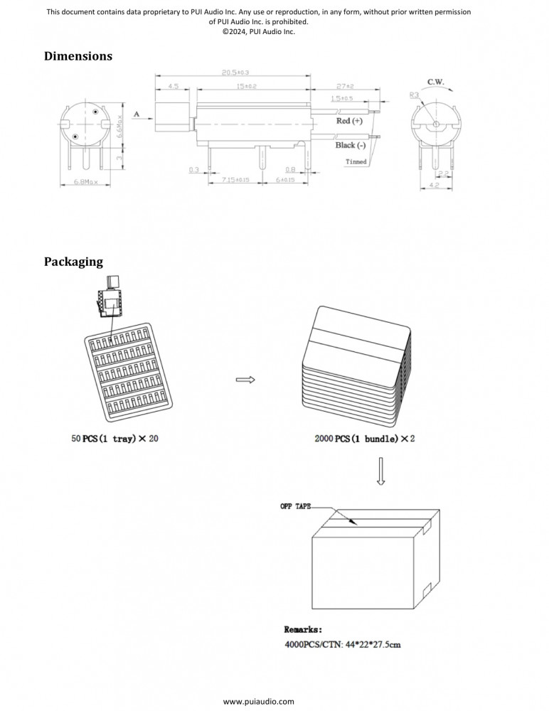 HD-EMB2107-LW27 datasheet page 3
