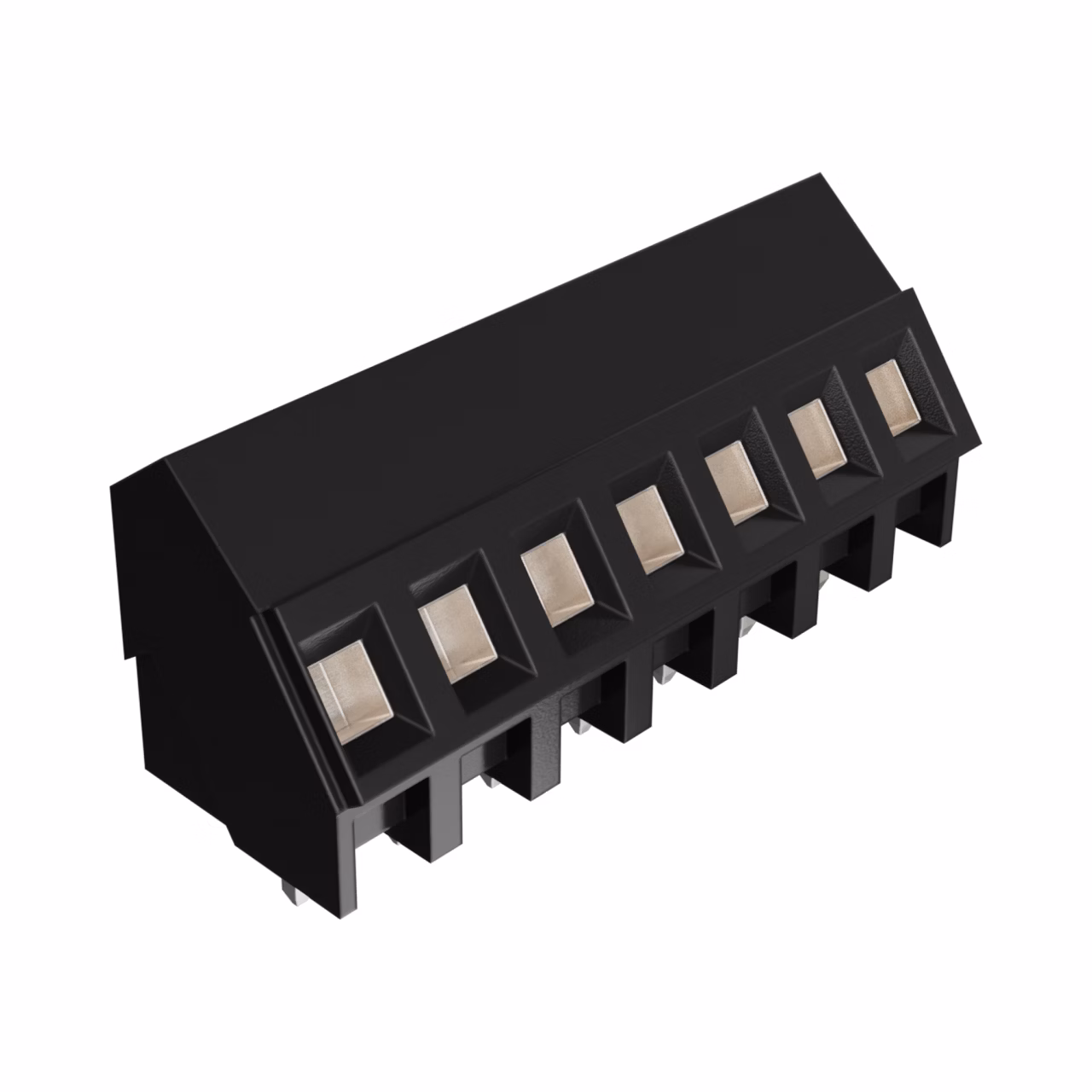 5.08mm Pitch Beau Eurostyle Low Profile, Fixed Block, 35° Wire Entry, Modular, 7 Circuits for sale