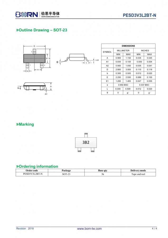 PESD3V3L2BT-N datasheet page 4