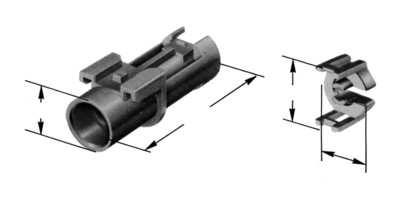 YAZAKI 7157-6520-80 Rectangular Connector Housing for sale