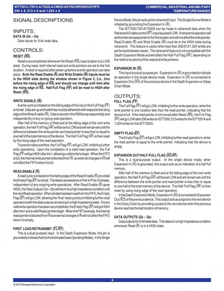 7201LA30DB technical document page 6