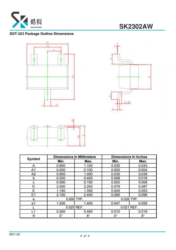SK2302AW datasheet page 4