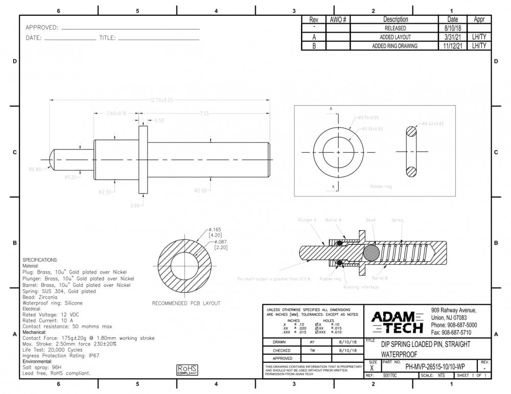 PH-MVP-26515-10-10-WP technical drawing preview