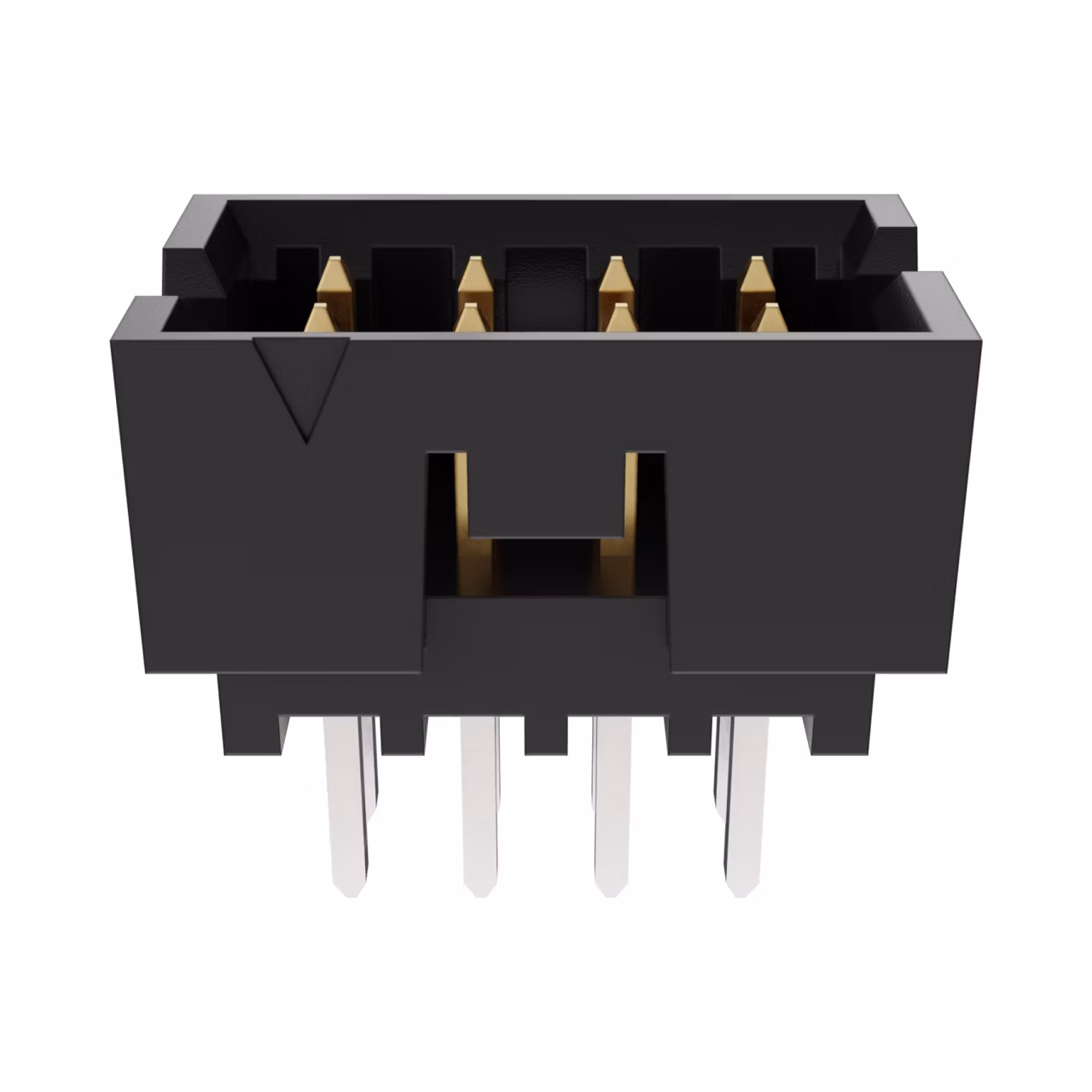 2.00mm Pitch, Milli-Grid PCB Header, Dual Row, Vertical, Through Hole, Shrouded, 8 Circuits, 0.38µm Gold (Au) Plating, 3.50mm Tail Length, Dual Side Slots, Center Friction Lock, Tube for sale
