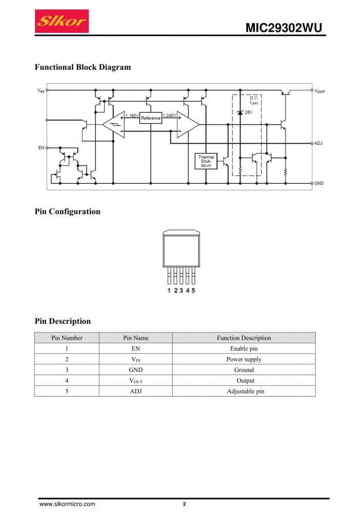 MIC29302WU datasheet page 2