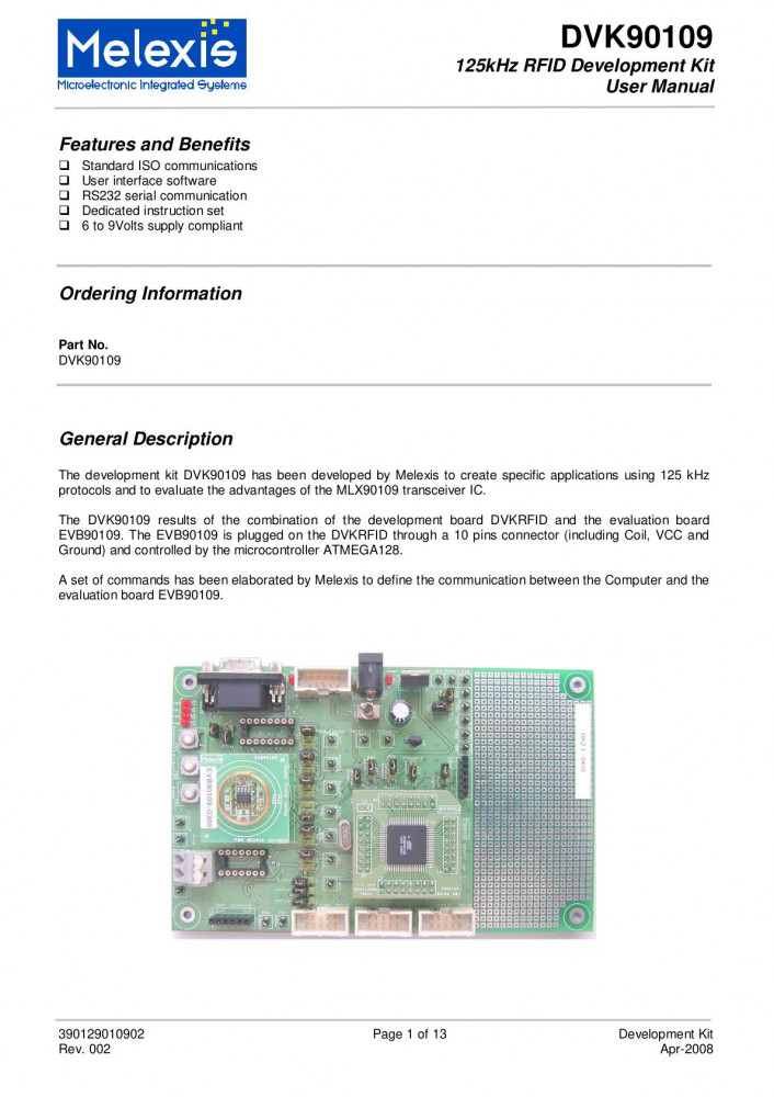 DVK90109 document page 1