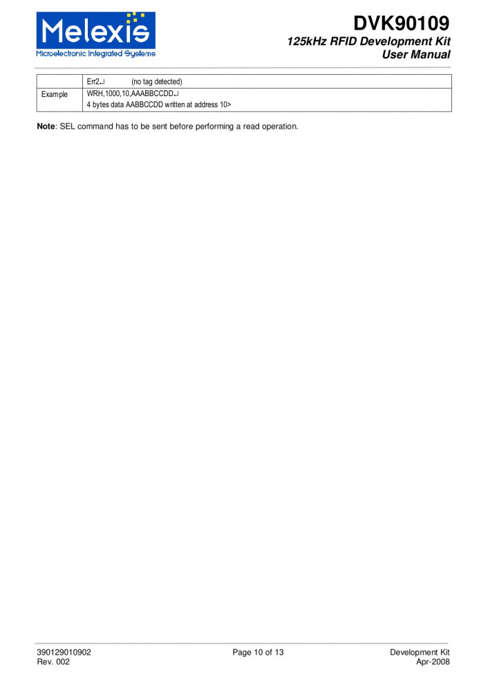 DVK90109 document page 10