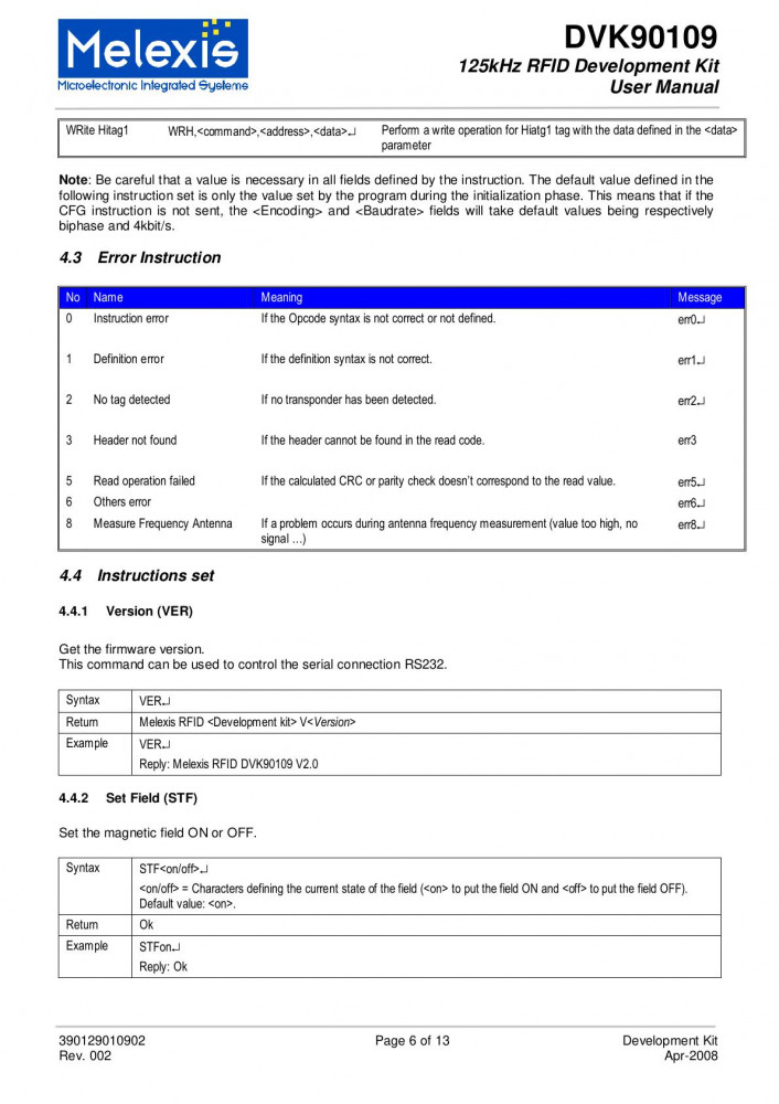 DVK90109 document page 6