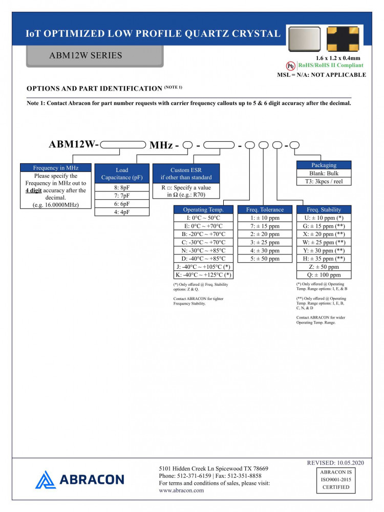 ABM12W datasheet page 2