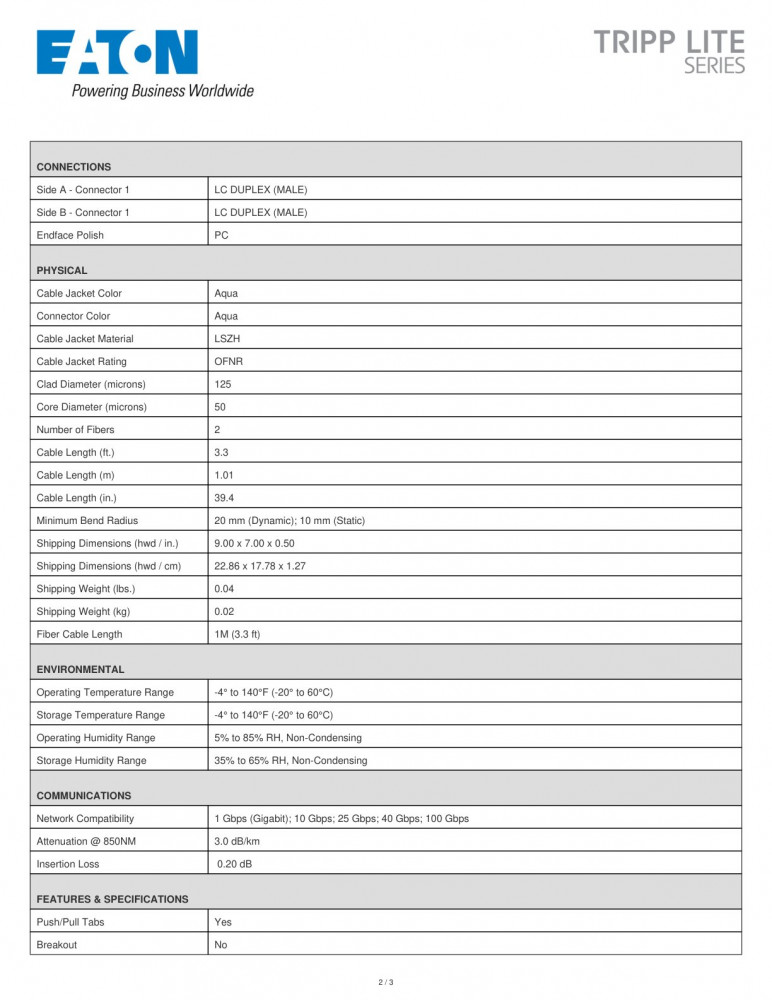 N820-01M-T product documentation page 2