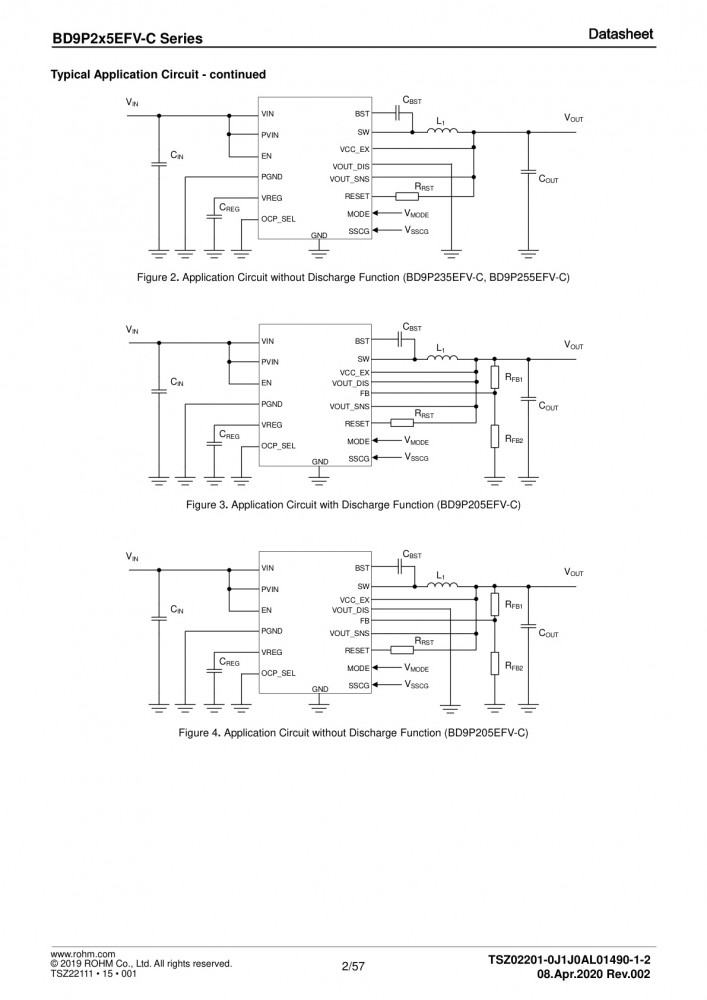 BD9P205EFV-CE2 datasheet page 2