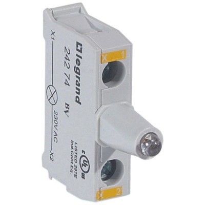 Osmoz electrical block - for control station Illuminated - yellow 230 V~ for sale