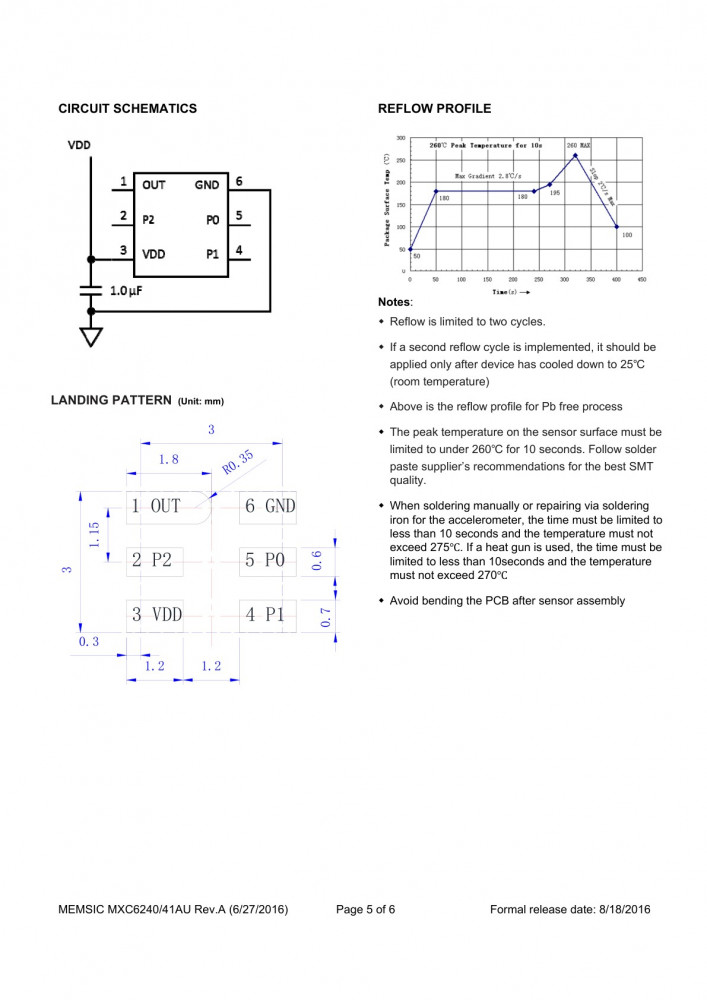 MXD6241AU datasheet page 5