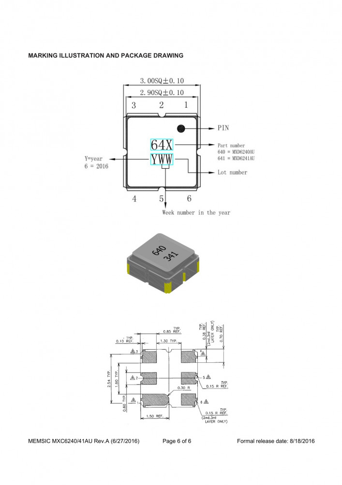 MXD6241AU datasheet page 6