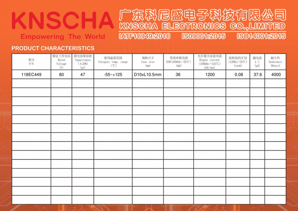 KNSCHA 118EC449 datasheet page 5