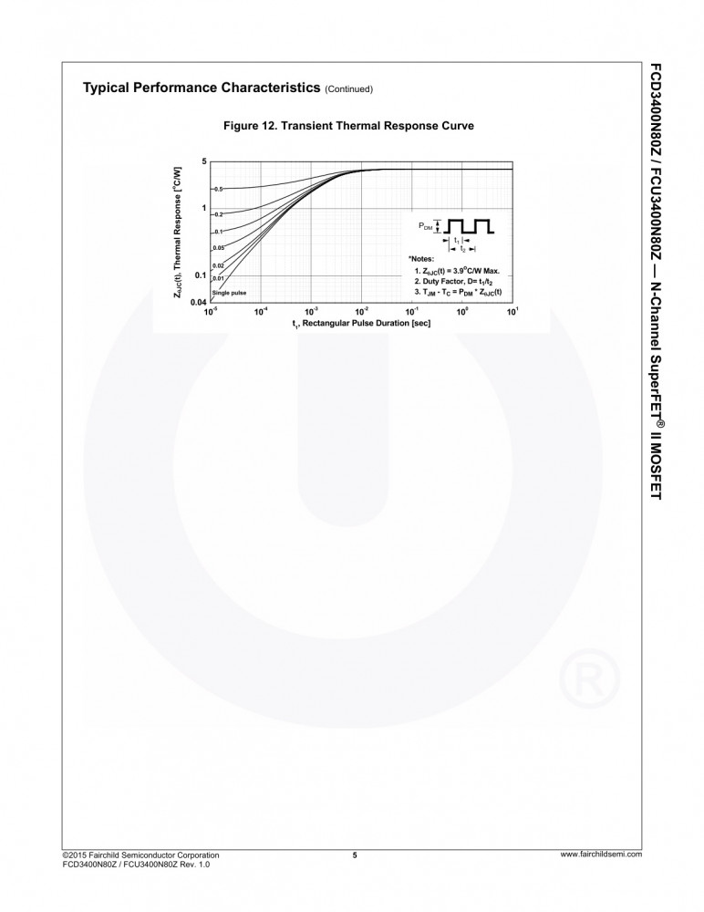 FCD3400N80Z datasheet page 6