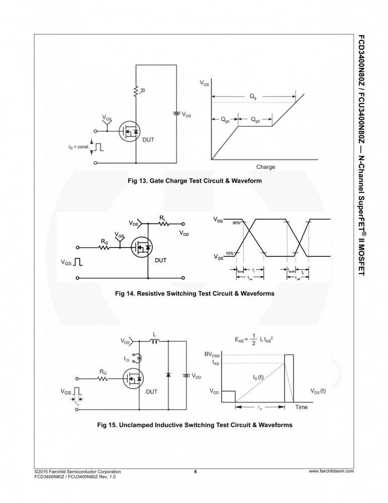 FCD3400N80Z datasheet page 7