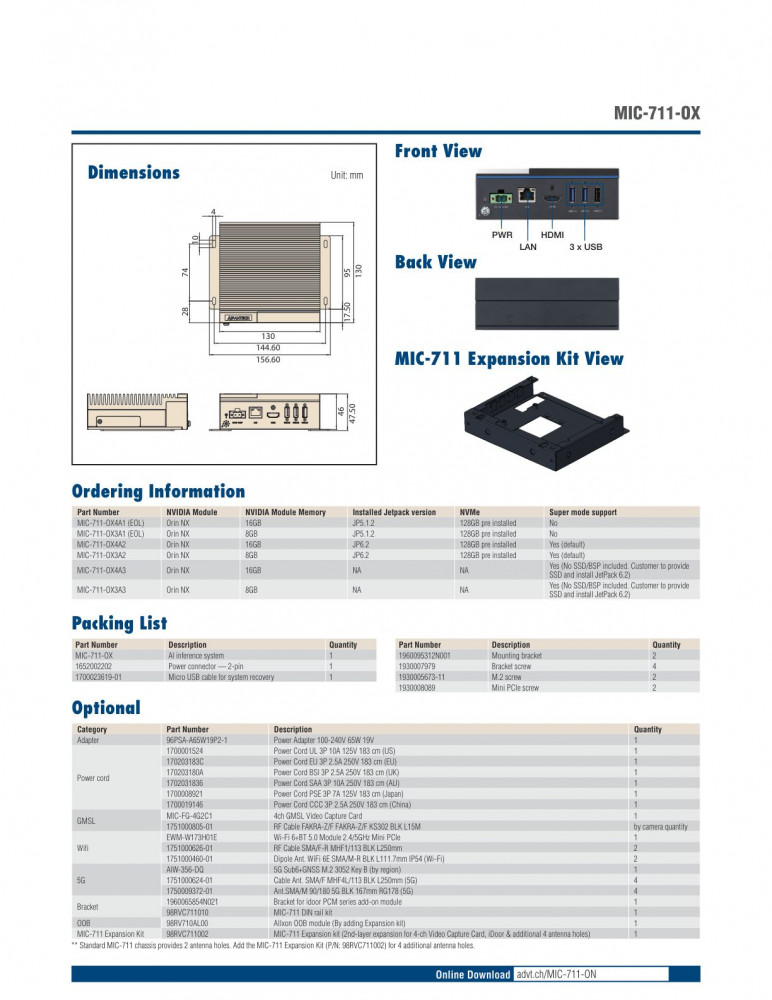 MIC-711-OX product documentation image 2