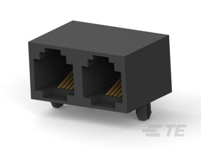 TE Connectivity 1734795-7 Modular Ethernet Connector Jack