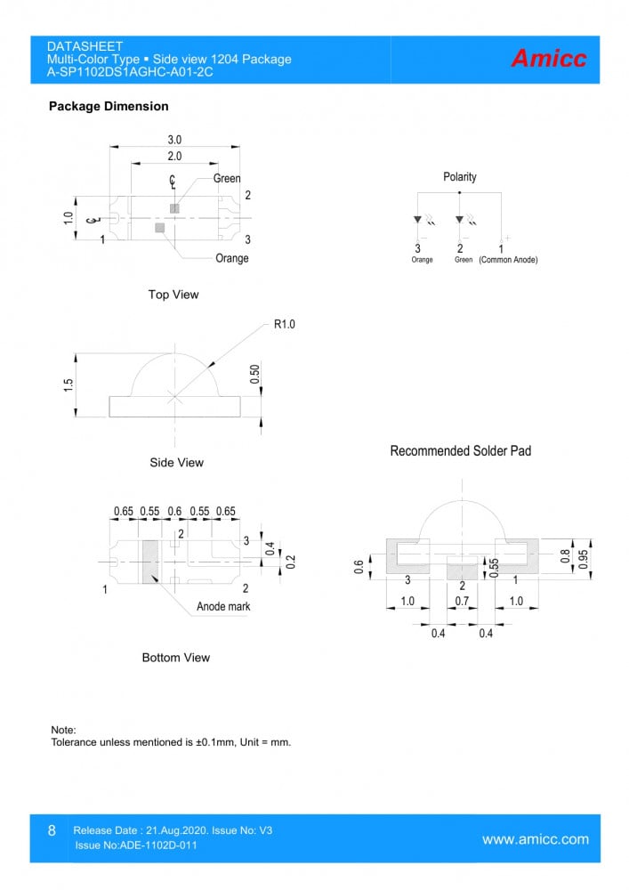 A-SP1102DS1AGHC-A01-2C approval sheet page 8