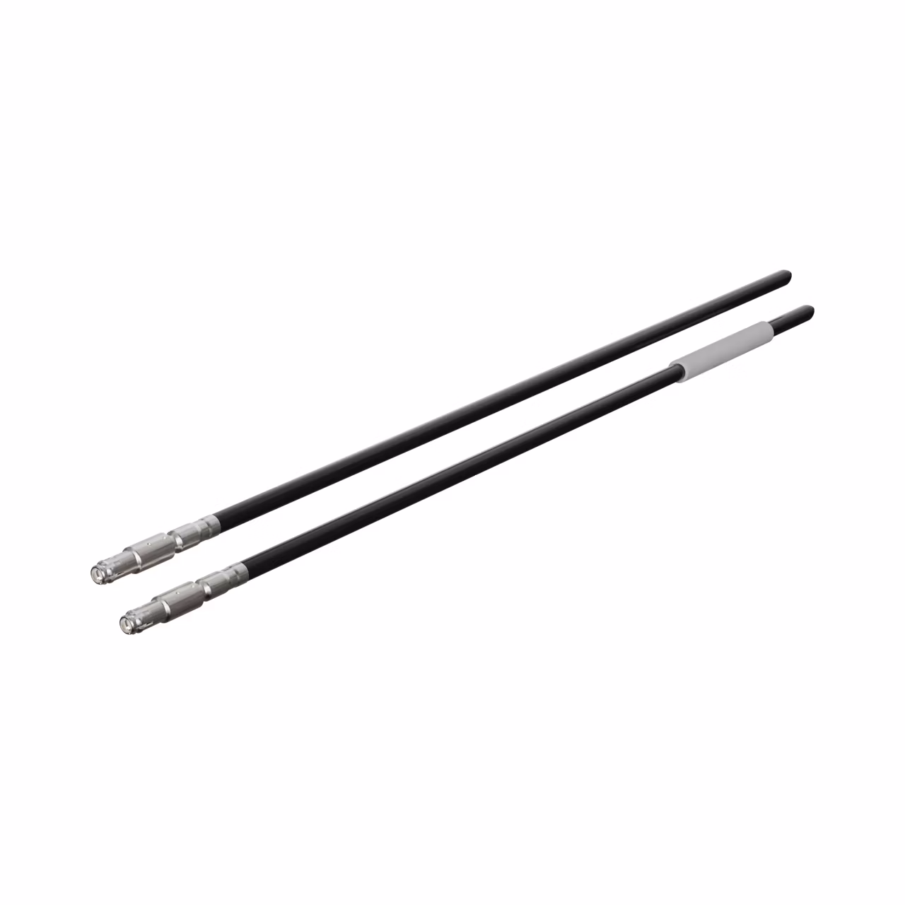 Pre-Crimped Lead HFM Jack Terminal-to-HFM Jack Terminal Off-the-Shelf (OTS) Cable Assembly, RG-174 Cable, 500.00mm Length, 50 Ohms for sale