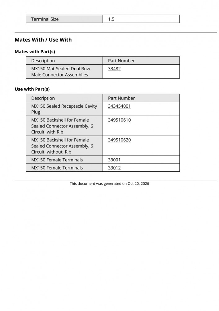 MOLEX MX150 product document image 3