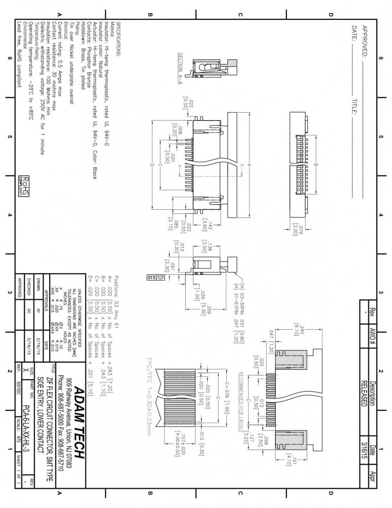 ADAM TECH PCA-6-LA-10-HL-3 document preview