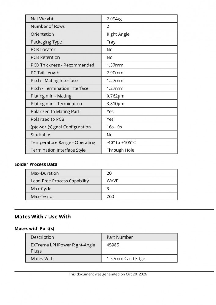 MOLEX 459840223 technical document image 3